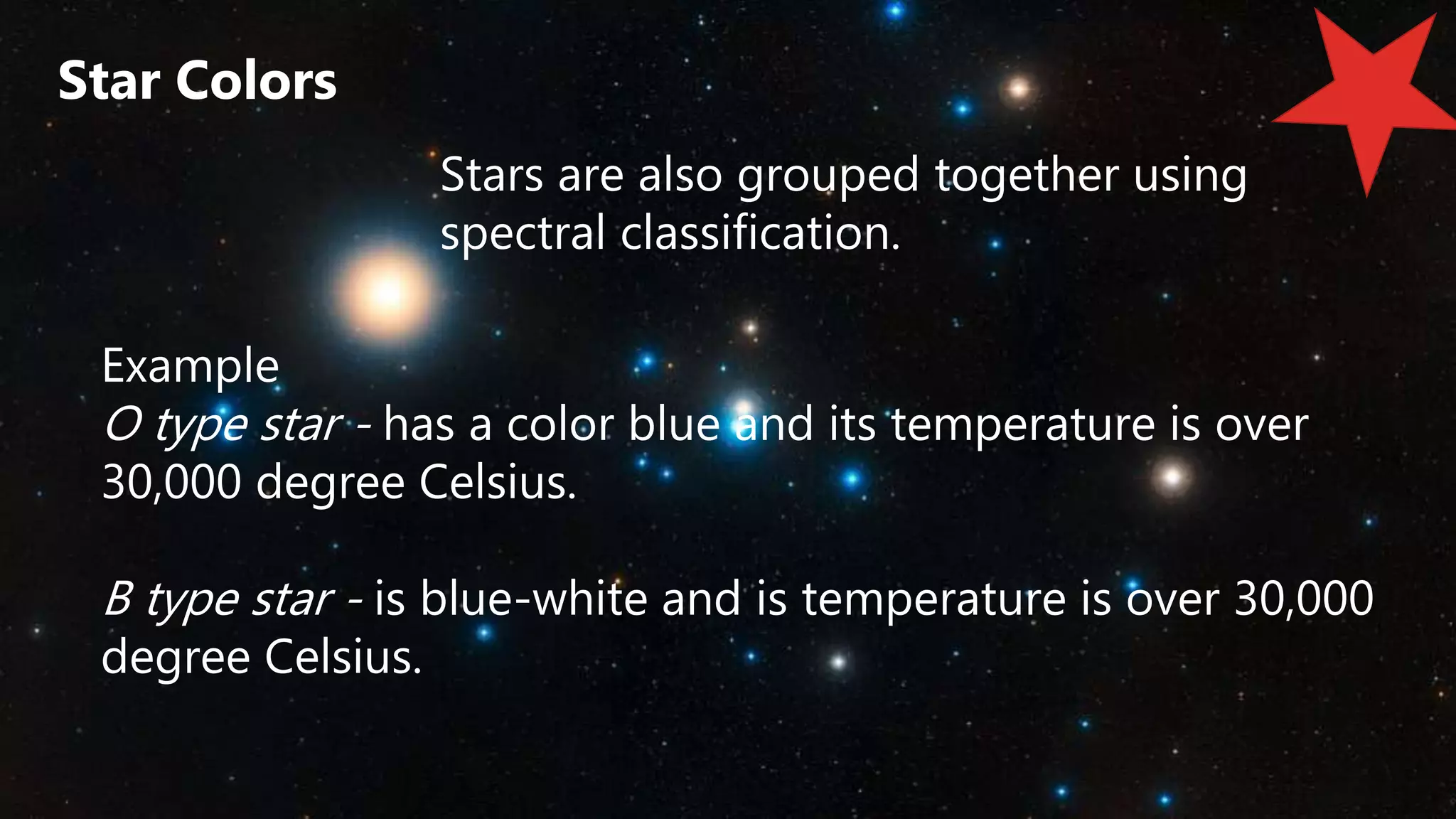 Characteristics of stars | PPTX | Space and Astronomy | Science