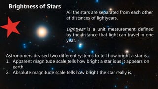 Characteristics of stars | PPTX
