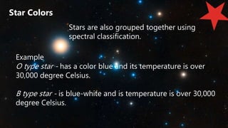 Characteristics of stars | PPTX