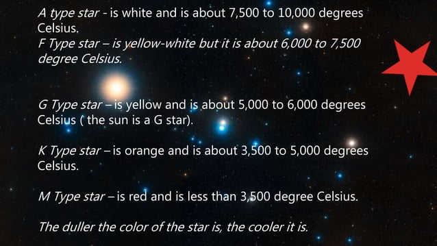 Characteristics of stars | PPTX | Space and Astronomy | Science