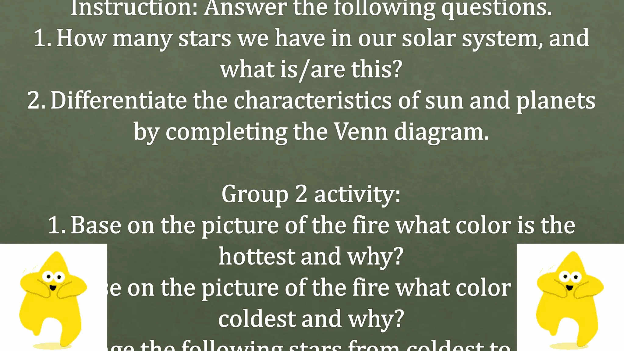 CHARACTERISTICS OF STARS, grade 9 3rd quarter.pptx | Space and ...