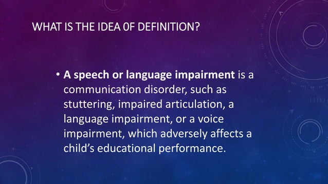 Characteristics of student with communication disorders | PPTX | Brain ...