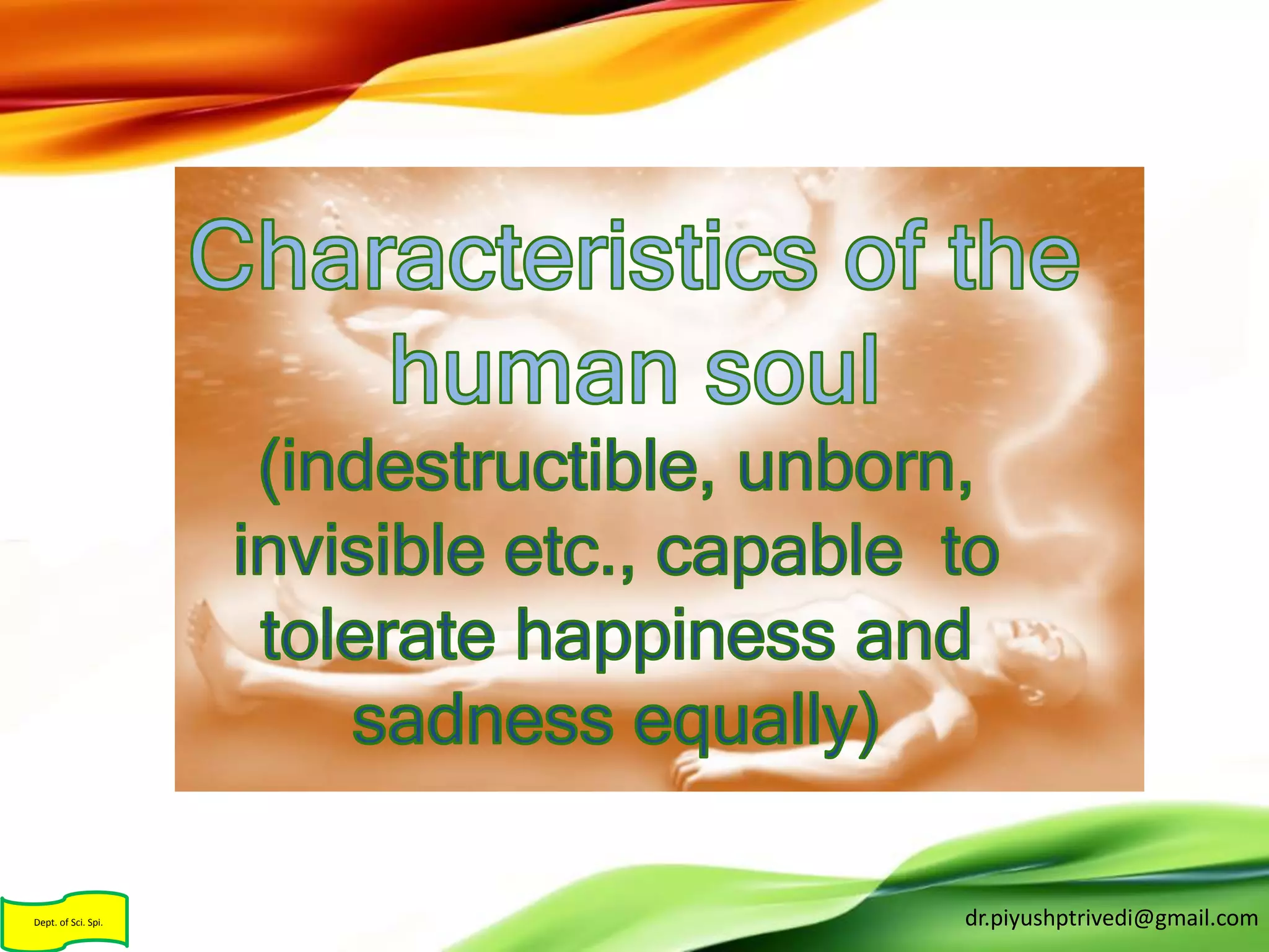 Characteristics of the human soul | PPT