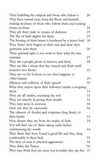 Characteristics of the hypocrites | PDF