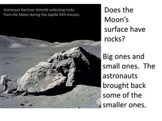 Characteristics Of Moon Rocks