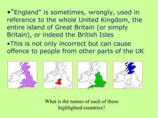 Characteristics Of Uk Countries | PPT