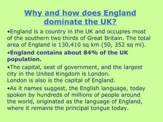 Characteristics Of Uk Countries | PPT