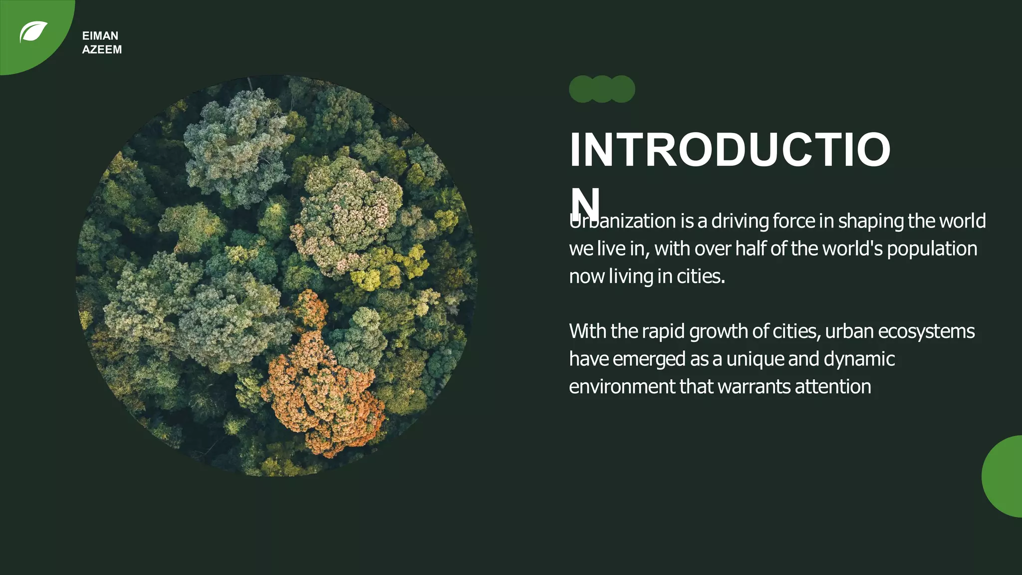 CHARACTERISTICS OF URBAN ECOSYSTEM Presentation.pptx