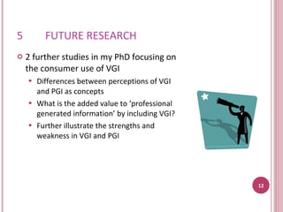 Characteristics Of VGI Stakeholders | PPT