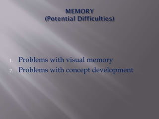 Characteristics of visually impaired Children | PDF