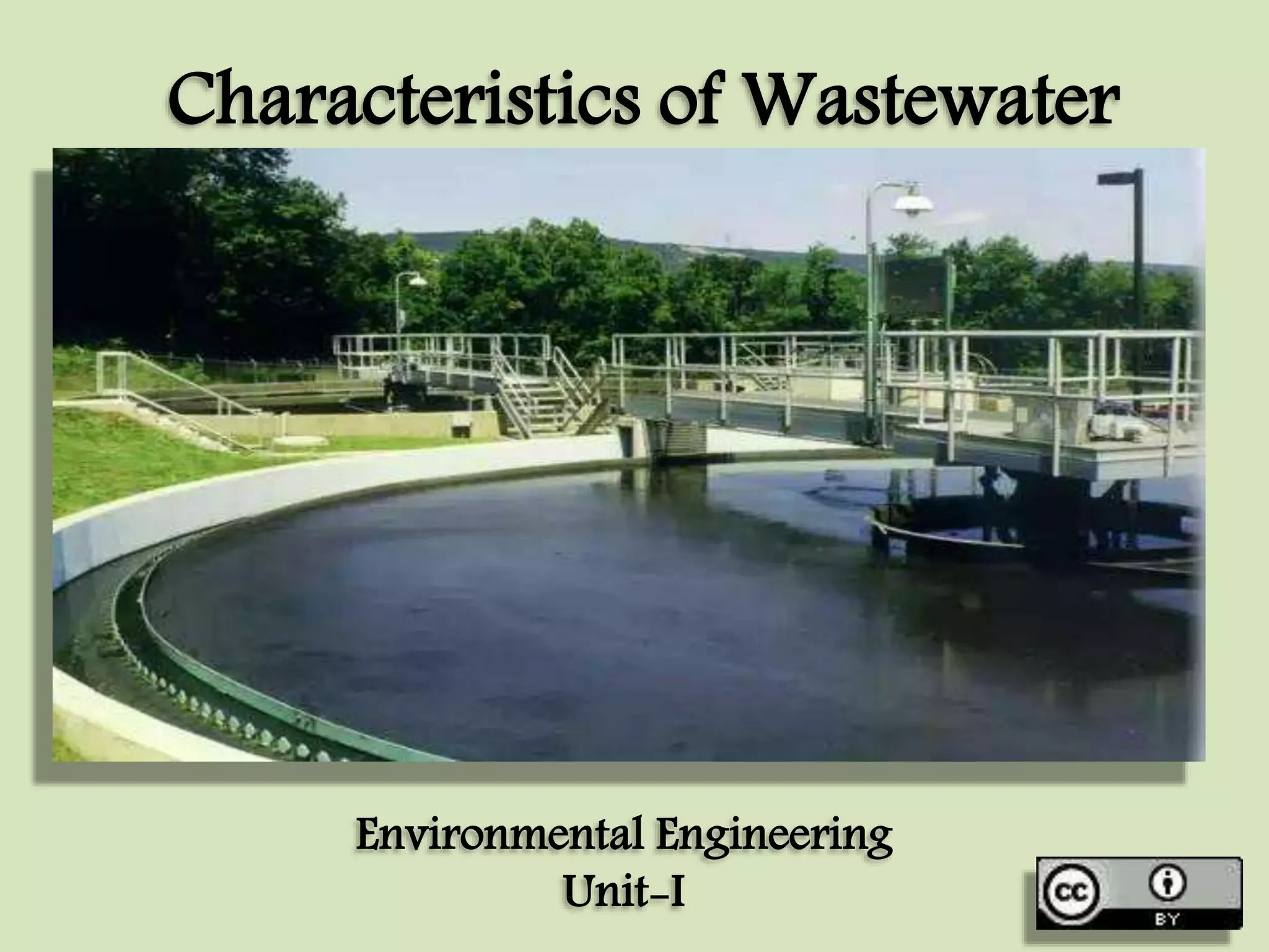 Characteristics of Waste-Water (Unit-I) | PPTX