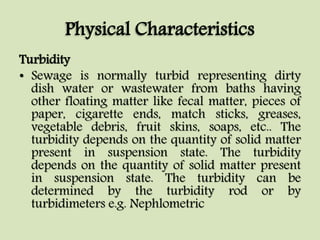 Characteristics of Waste-Water (Unit-I) | PPTX