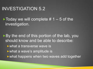 Characteristics of waves | PPTX