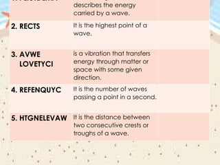 CHARACTERISTICS OF WAVESgdjysssjsjs.pptx