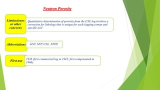 CHARACTERISTICS OF WIRELINE WELL LOGD USED IN THE.pptx