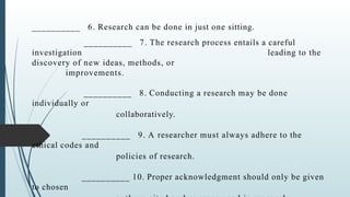 Characteristics, Processes, and Ethics of Research.pptx
