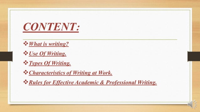 Characteristics of writing at work | PDF | Freelance Writing | Content ...