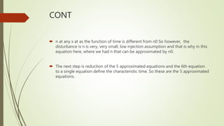 Characteristic time and length | PPTX
