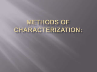 Characterization | PPT