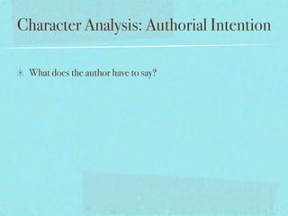 Characterization | PPT