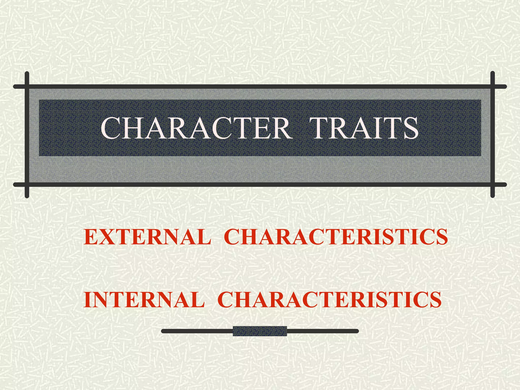 Characterization | PPT