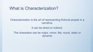 Characterization | PPT