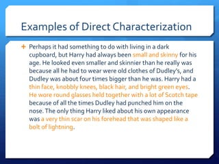 Characterization Presentation | PPT