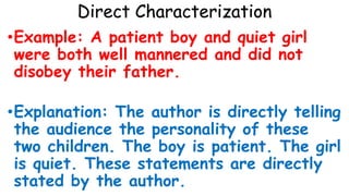 Characterization | PPT
