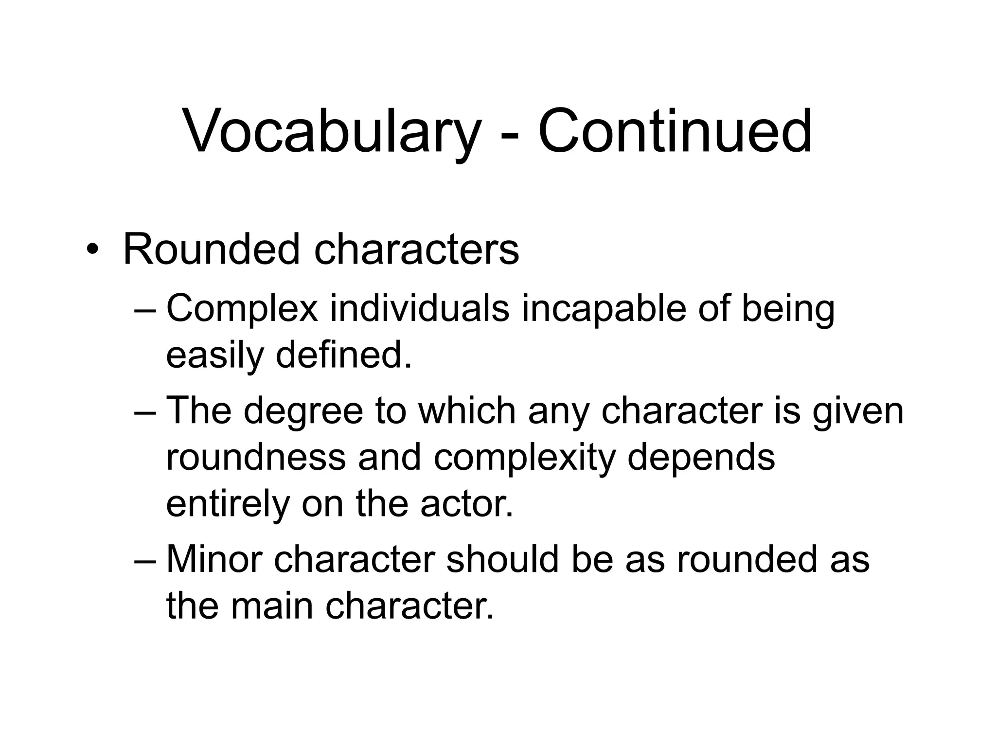 BUILDING A CARACTER CHARACTERZATION12345 | PPT