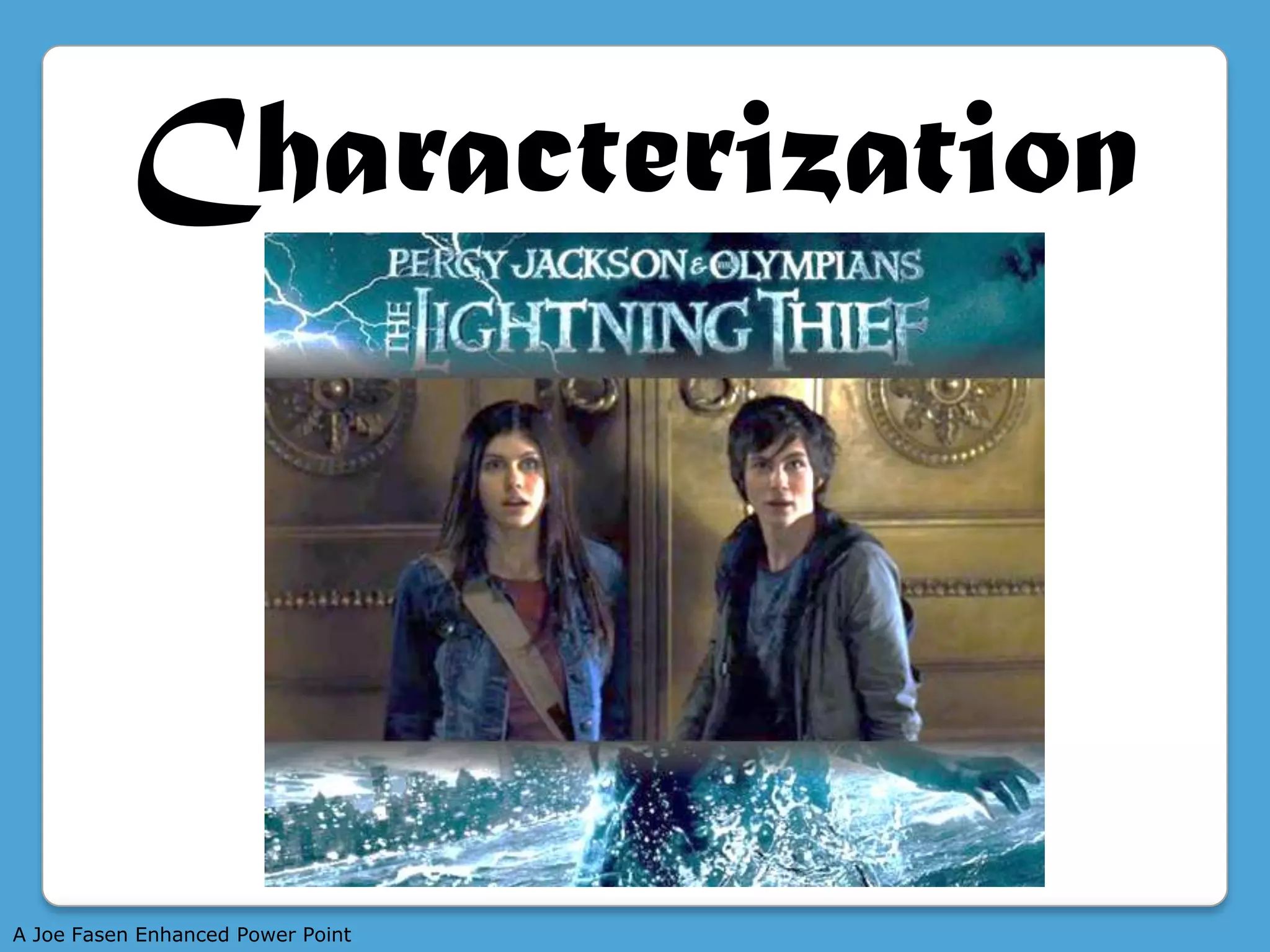 Characterization for Fourth Graders | PPTX