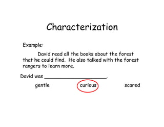 Characterization | PDF