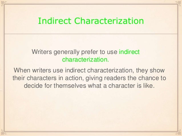 Characterization steal method