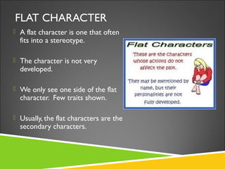 Characterization: What Type of Character are They? | PPT