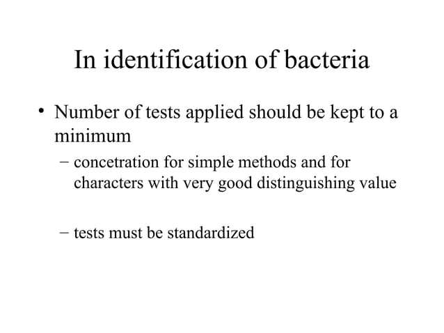 Characterization and identification of bacteria.ppt
