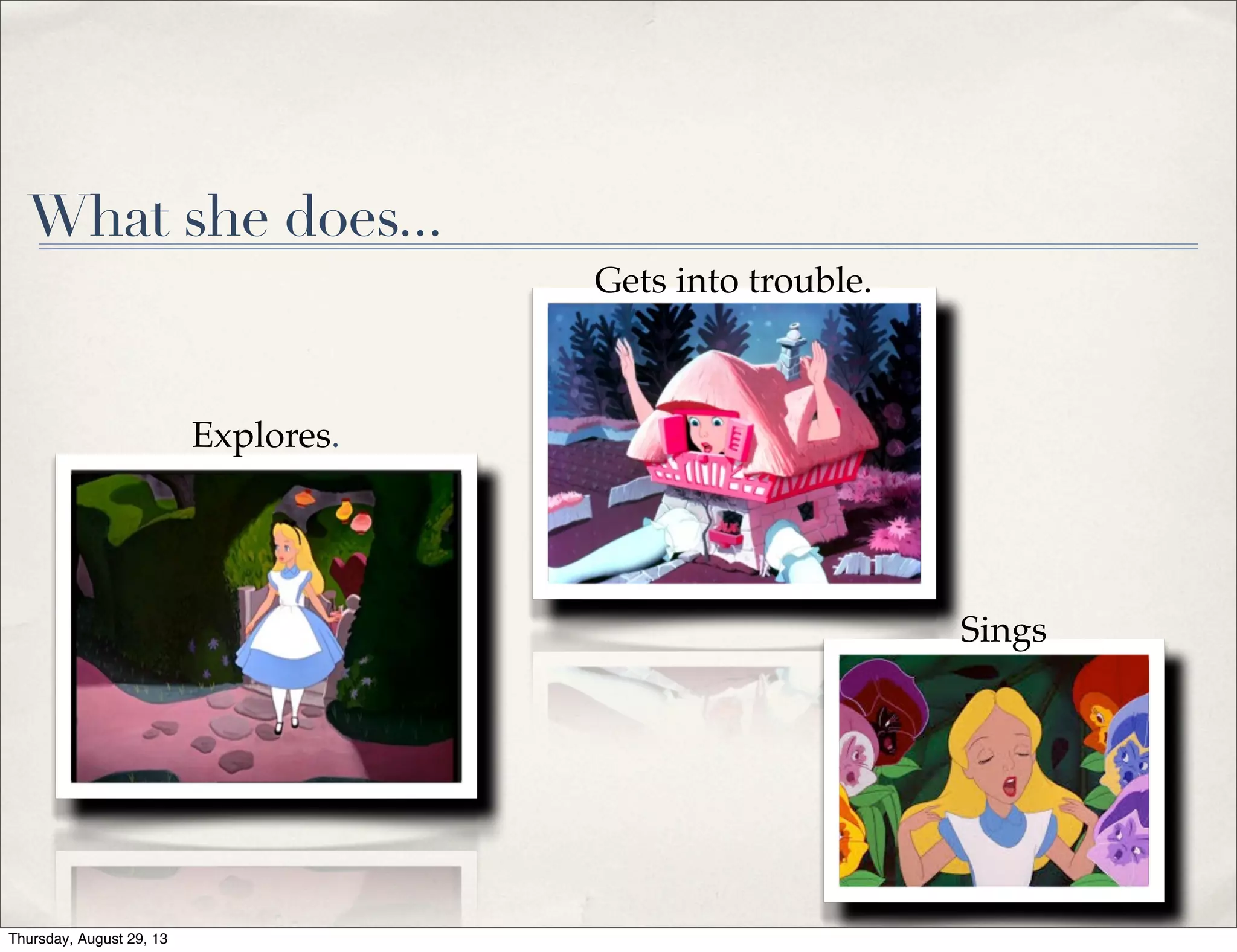 Characterization alice in wonderland copy | PPT