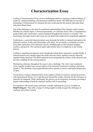 Characterization Essay.pdf