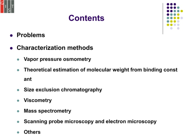 Characterization of Supramolecular Polymers | PPT