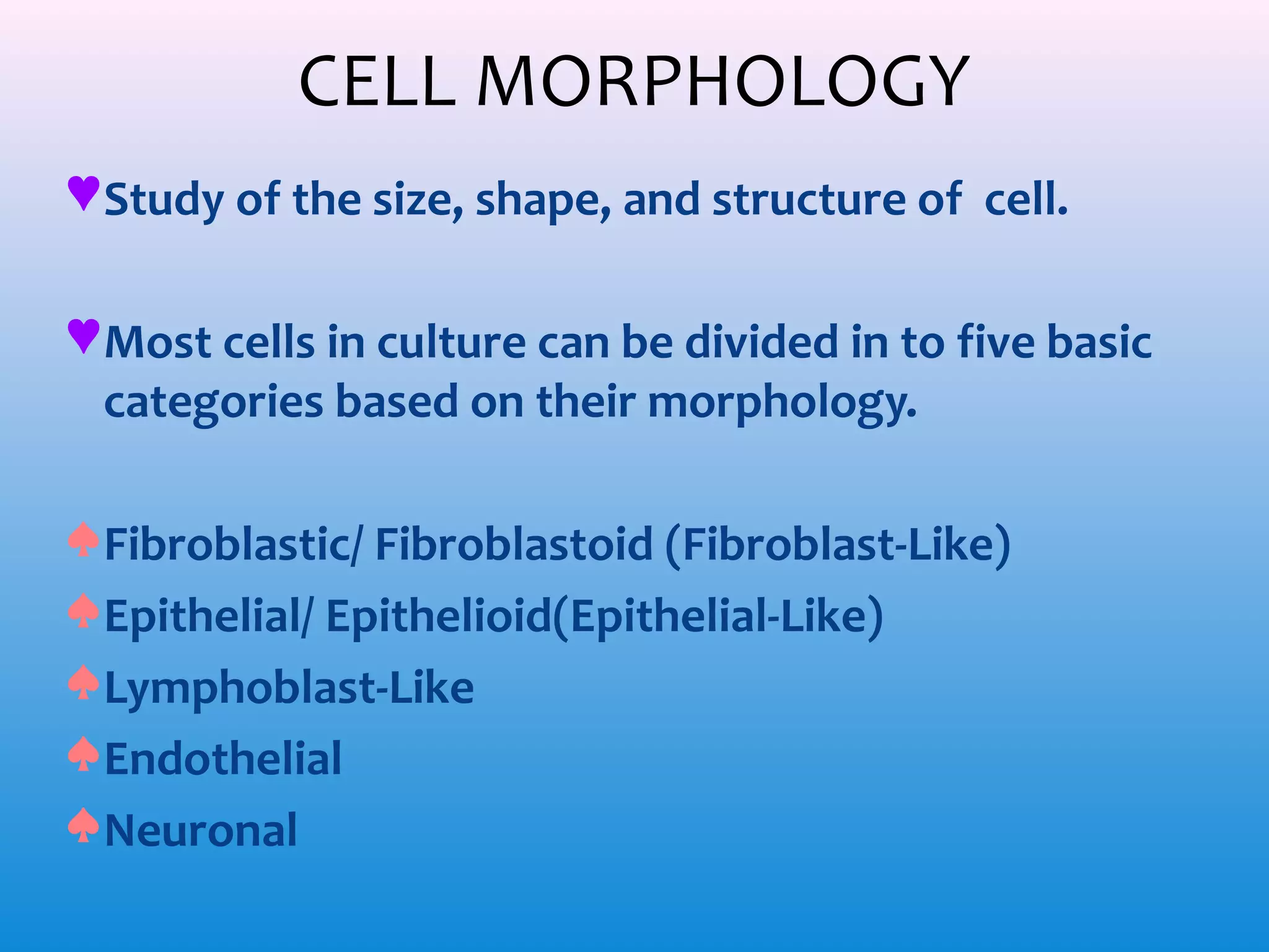 Characterization of Cell Line | PPT