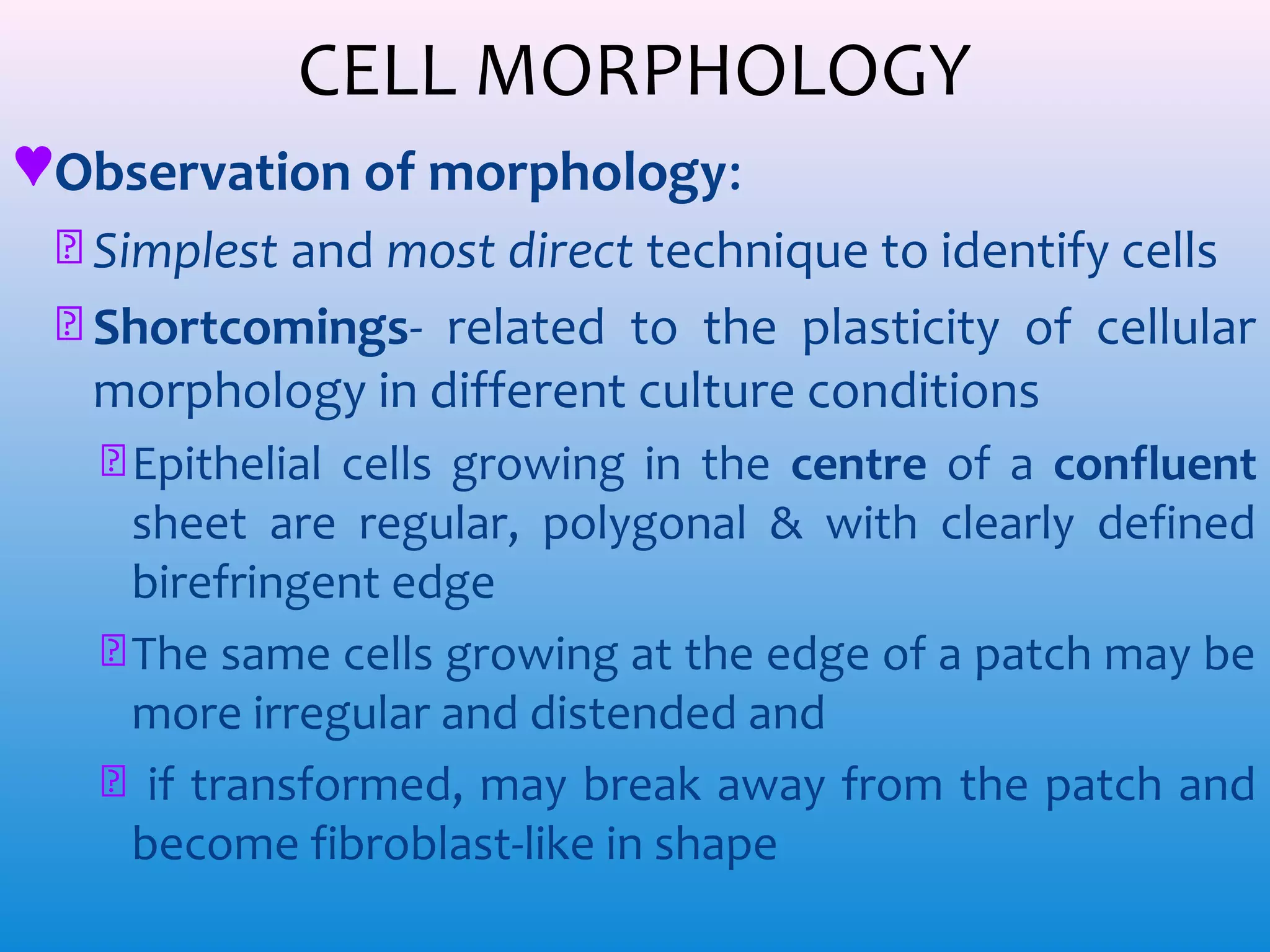 Characterization of Cell Line | PPT