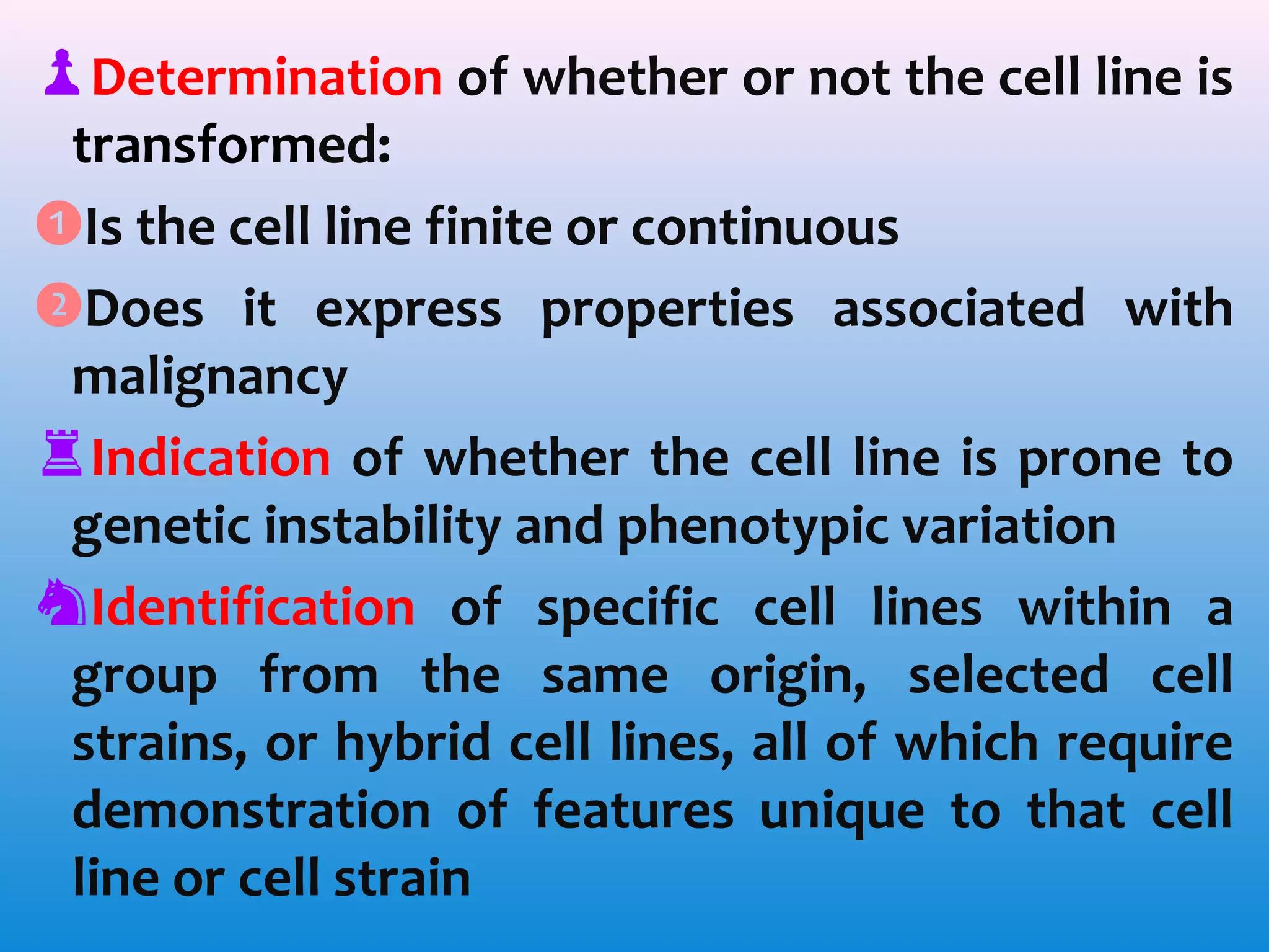 Characterization of Cell Line | PPT
