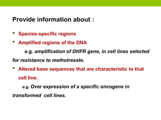 Characterization of cell line by Cell morphology, Chromosome analysis ...
