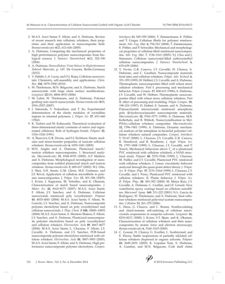 Characterization of cellulose nanocrystals grafted with organic acid chloride of different sizes ...