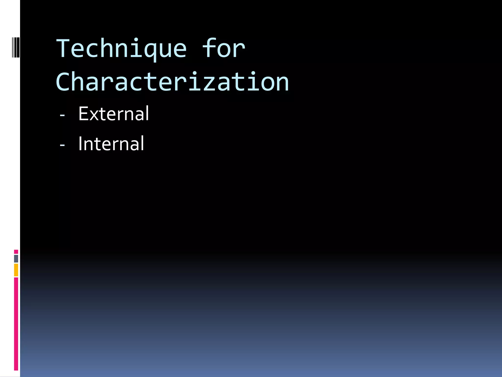 Characterization of complete denture | PPTX