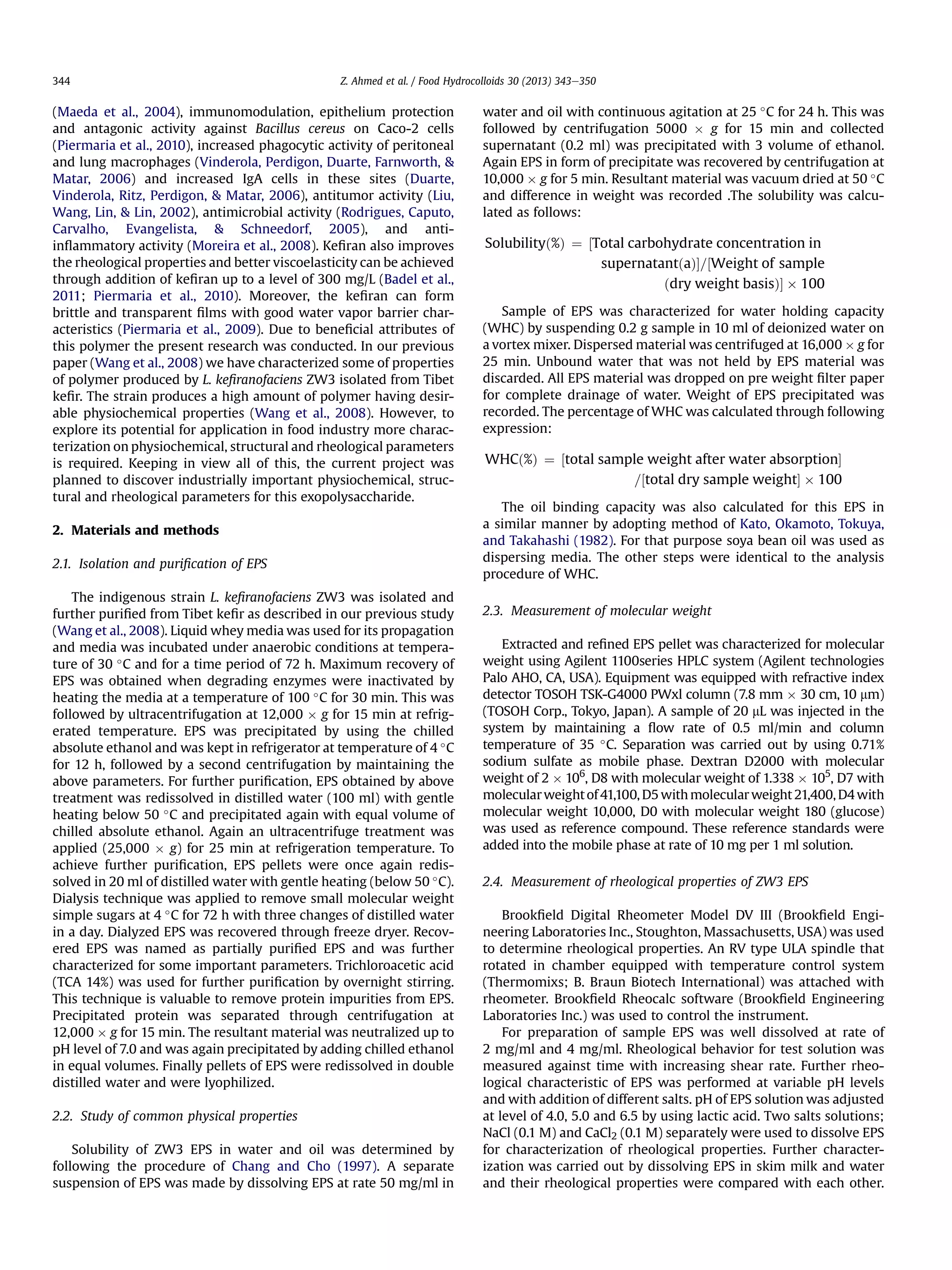 Characterization of exopolysaccharide | PDF