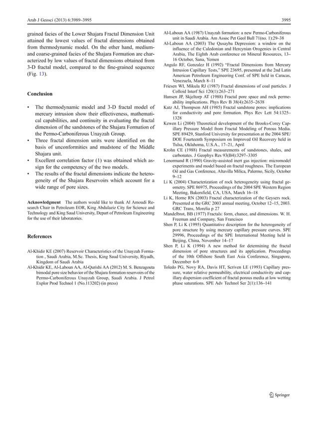 Characterization of heterogeneity of the shajara reservoirs of the ...
