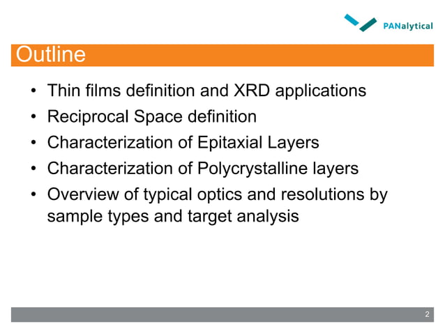 Characterization Of Layered Structures By X Ray Diffraction Techniques | PPT