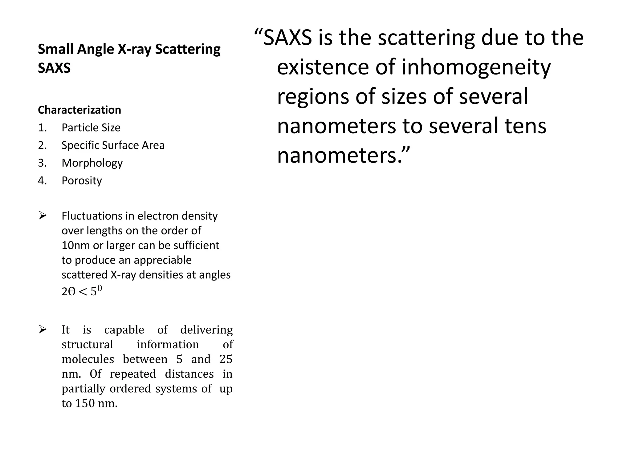 Characterization of nanomaterials | PPTX