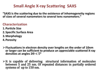 Characterization of nanopartical | PPTX