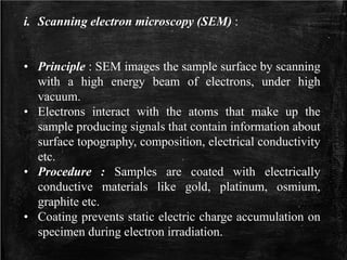 Characterization of nanoparticles & its regulatory aspects | PPT