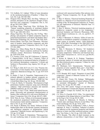 Characterization of natural fiber reinforced composites bamboo and ...